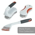 Smart Design Heavy Duty Scrub Brush - Contoured Shape with Non-Slip ...