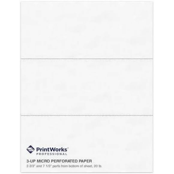 Perforated Paper for Office Supplies in Multiple Sizes and Colors