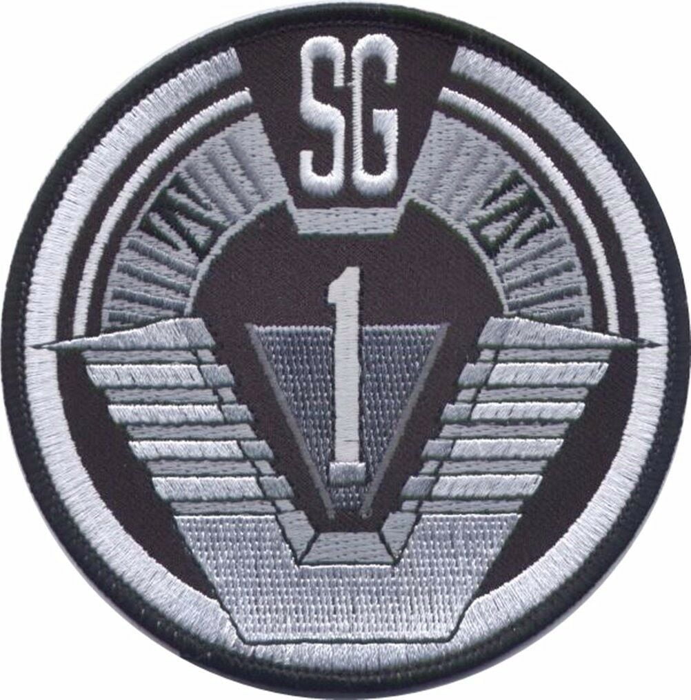 STARGATE SG1 Logo 3 7/8" Diameter Embroidered Uniform Shoulder PATCH ...