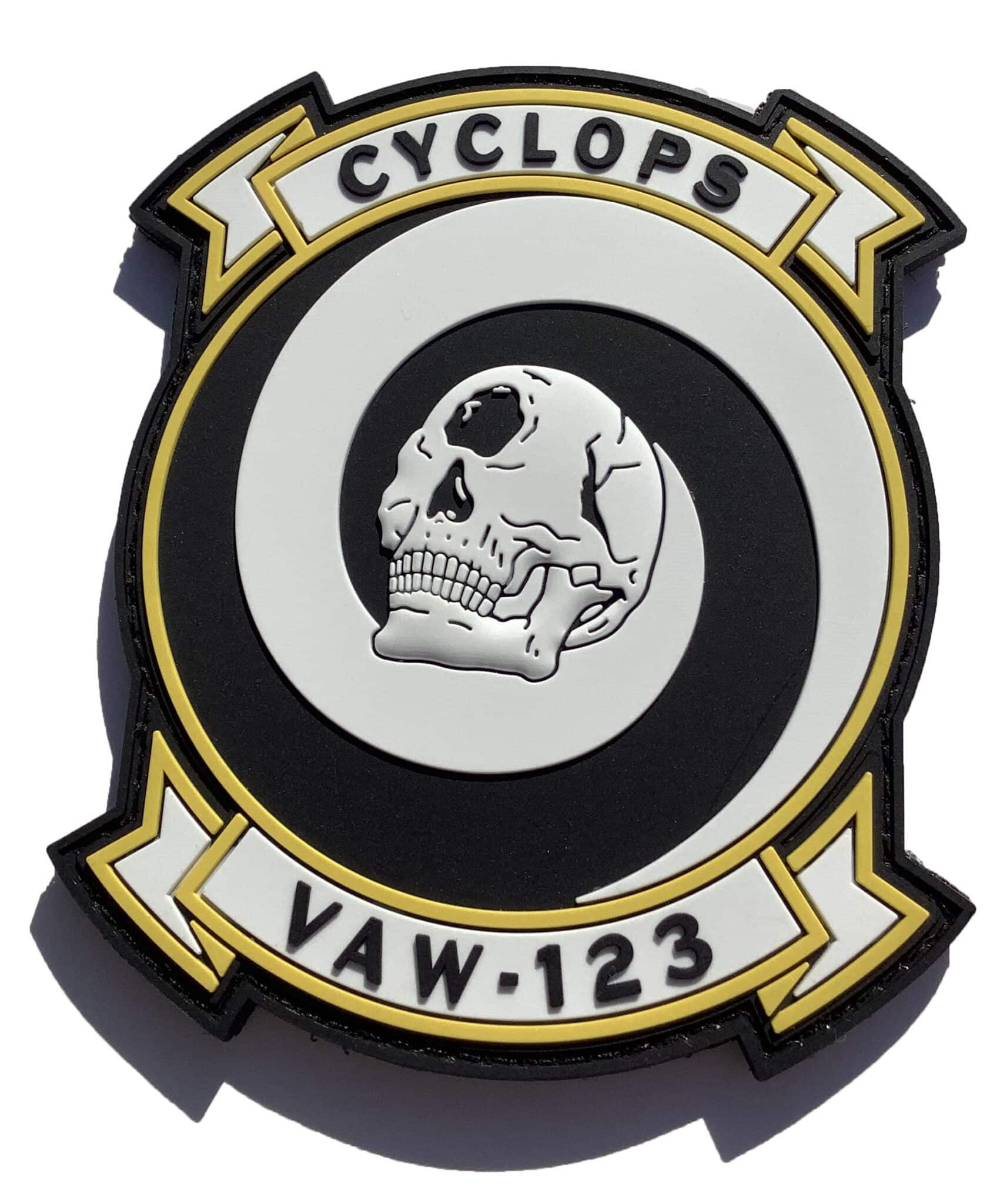 VAW-123 Cyclops Squadron Patch – Hook and Loop - Walmart.com