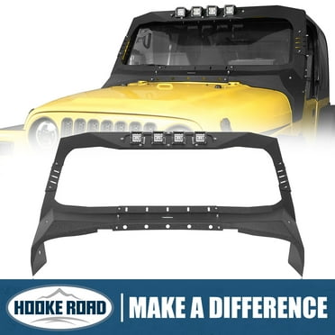 Hooke Road Accessories: Jeep Wrangler '07-'18 JK Windshield Cover, Sun ...