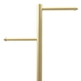 Miumaeov 2 Hooks Gold Coat Rack Freestanding Coat Hanger Stand Shelf ...
