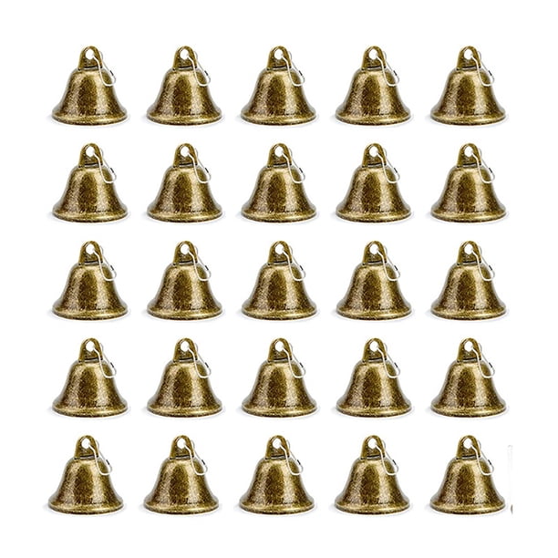 nipocaio 30 Pieces Small Vintage Bronze Tin Bell Vintage Bells Vintage ...