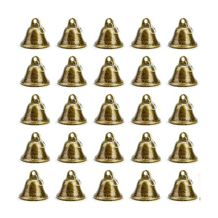 nipocaio 30 Pieces Small Vintage Bronze Tin Bell Vintage Bells Vintage ...