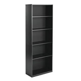 "Free Shipping! Mainstays Bookcase with 5 Adjustable Shelves, True ...