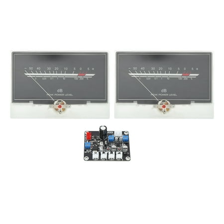 Audio Level Meter, VU Meter Simple Combined Wiring Operation Adjust ...