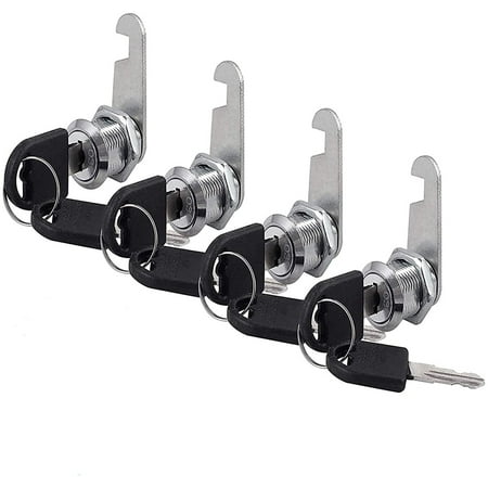 Dedang 4pcs 20mm Cabinet Lock Cam Door Lock with Keys Security Cam Lock ...