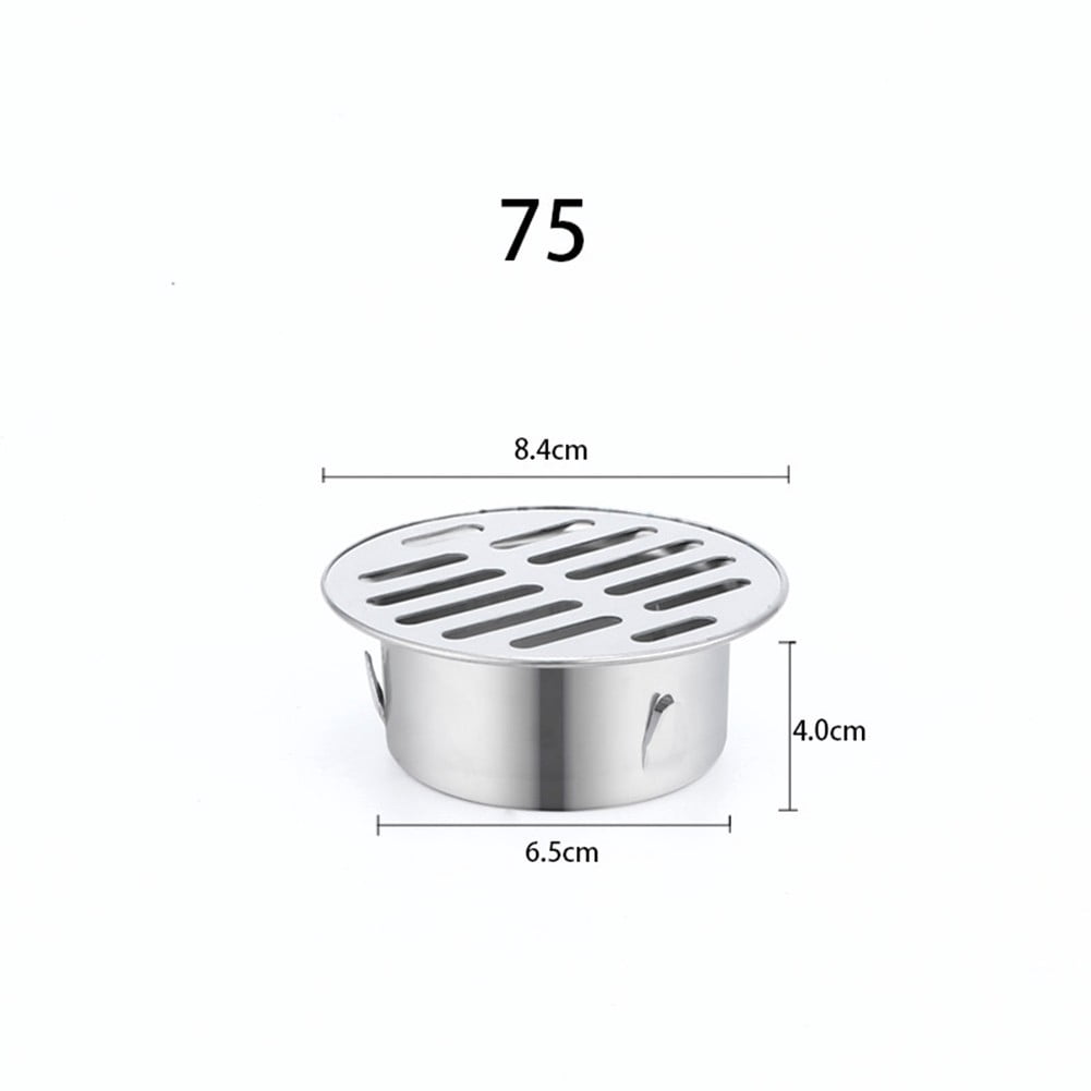 Fule Stainless Steel Balcony Drainage Roof Round Floor Drain Cover Rain ...