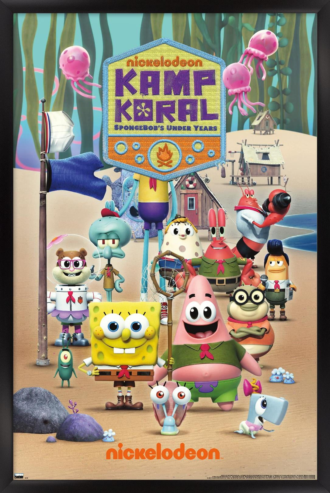 SpongeBob Squarepants : Kamp Koral - Key Art Wall Poster, 22.375" x 34 ...