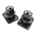 SDFGTstore Tool Less 3Pin XLR Adapter Straight Terminal Panel Mount ...