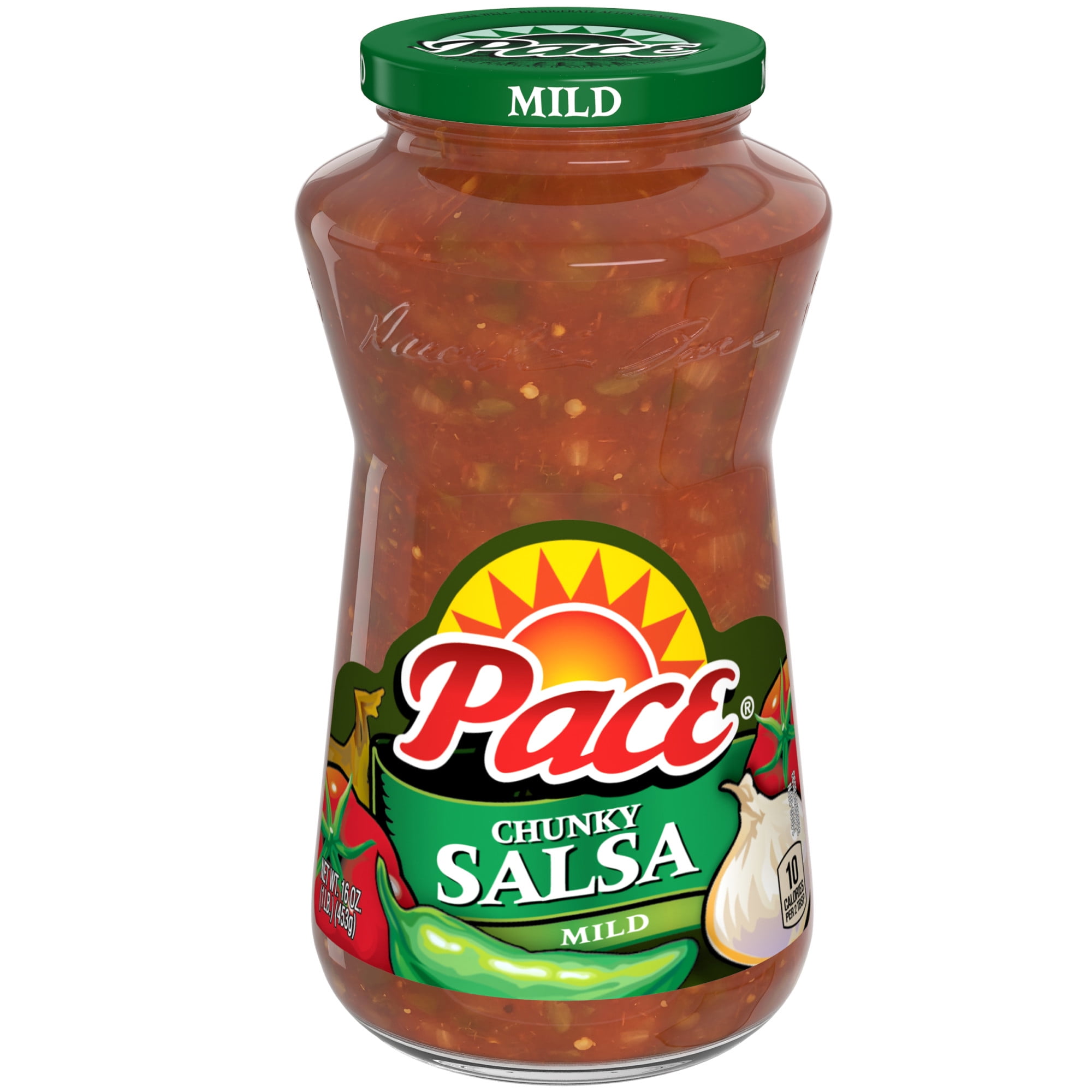 Pace Chunky Salsa, Mild, 16 oz. Jar - Walmart.com
