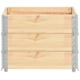 vidaXL Solid Wood Pine Pallet Collars Wooden Pallet Box Stacking Multi ...