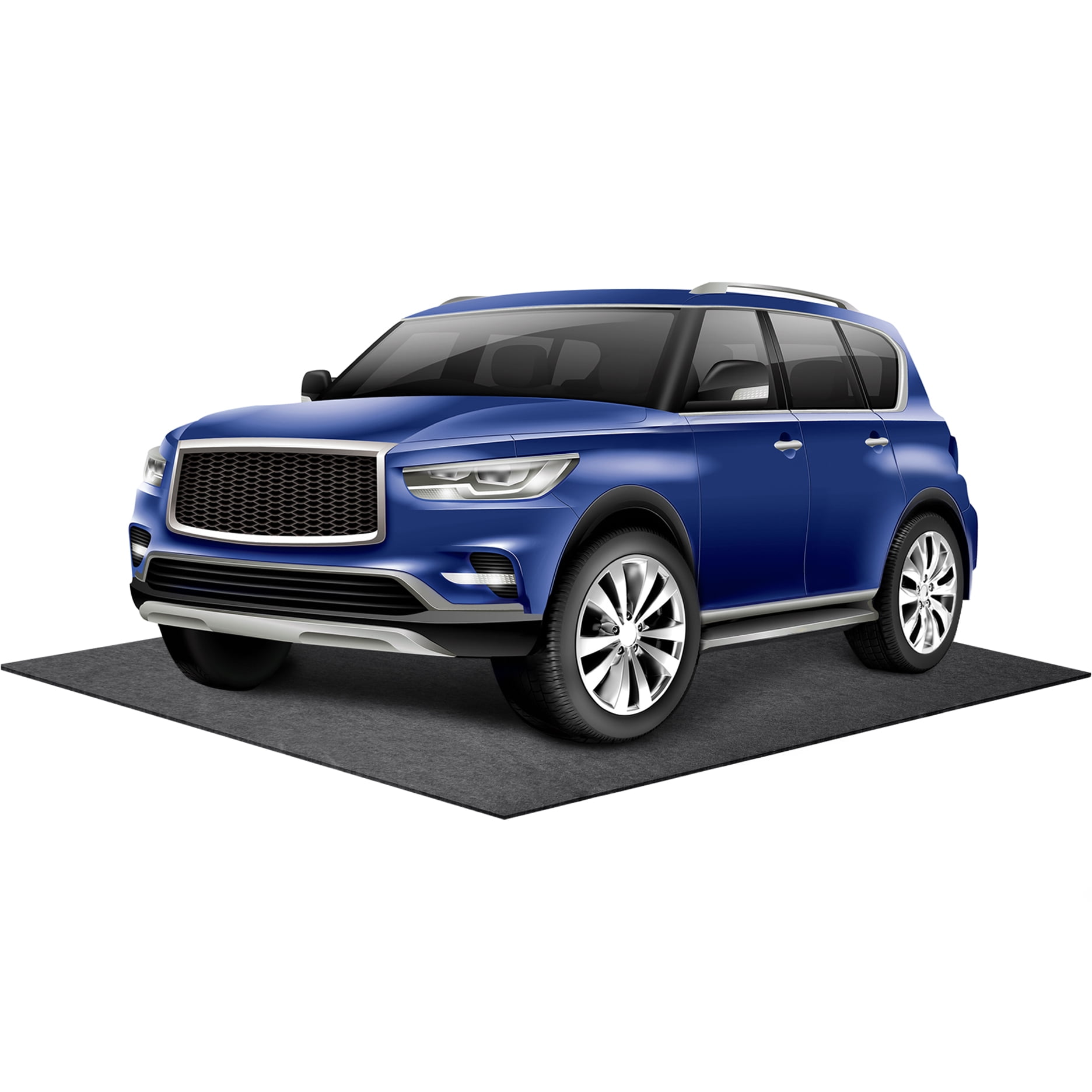 Vantage Car Garage Floor Mats with Anti-Slip Double Sided Tape ...