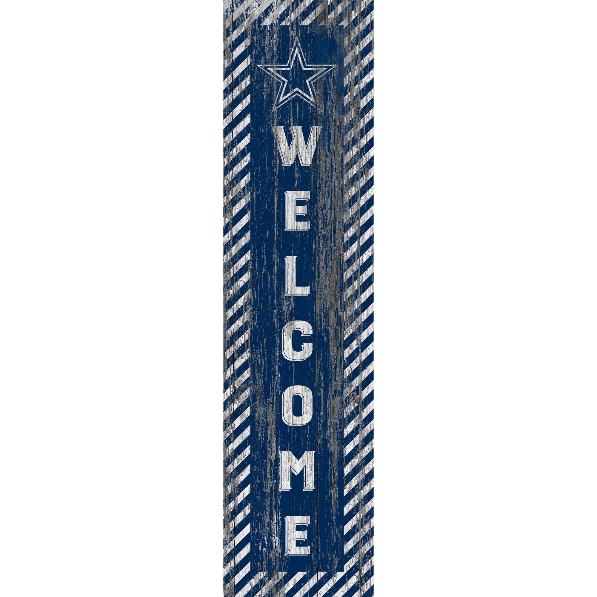 Dallas Cowboys 12'' x 48'' Door Leaner Welcome Sign - Walmart.com