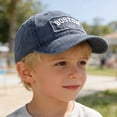 Bainana Washed Baseball Cap For Kids Letter Print Adjustable Toddler ...
