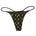 Thongs For Women Cotton Panties Stretch T Back Tangas Low Rise Hipster