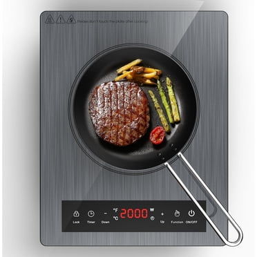 "Hamilton Beach Countertop Induction Cooktop, 1800W, Fast Heat, Small ...