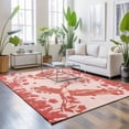 Area Rugs 4'x6'. Red Crane Silhouette Carpet Runner Indoor Outdoor Rugs ...