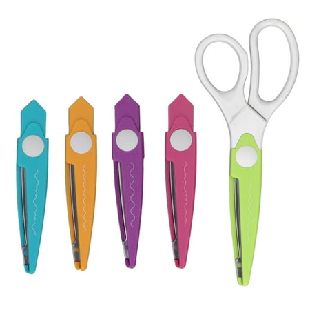 Craft Scissors Decorative Edge, Multi Functional Replaceable Blades ...
