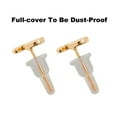 HESITONE Earring Back Pads 50 Pcs Silicone Rubber Ear Stoppers ...