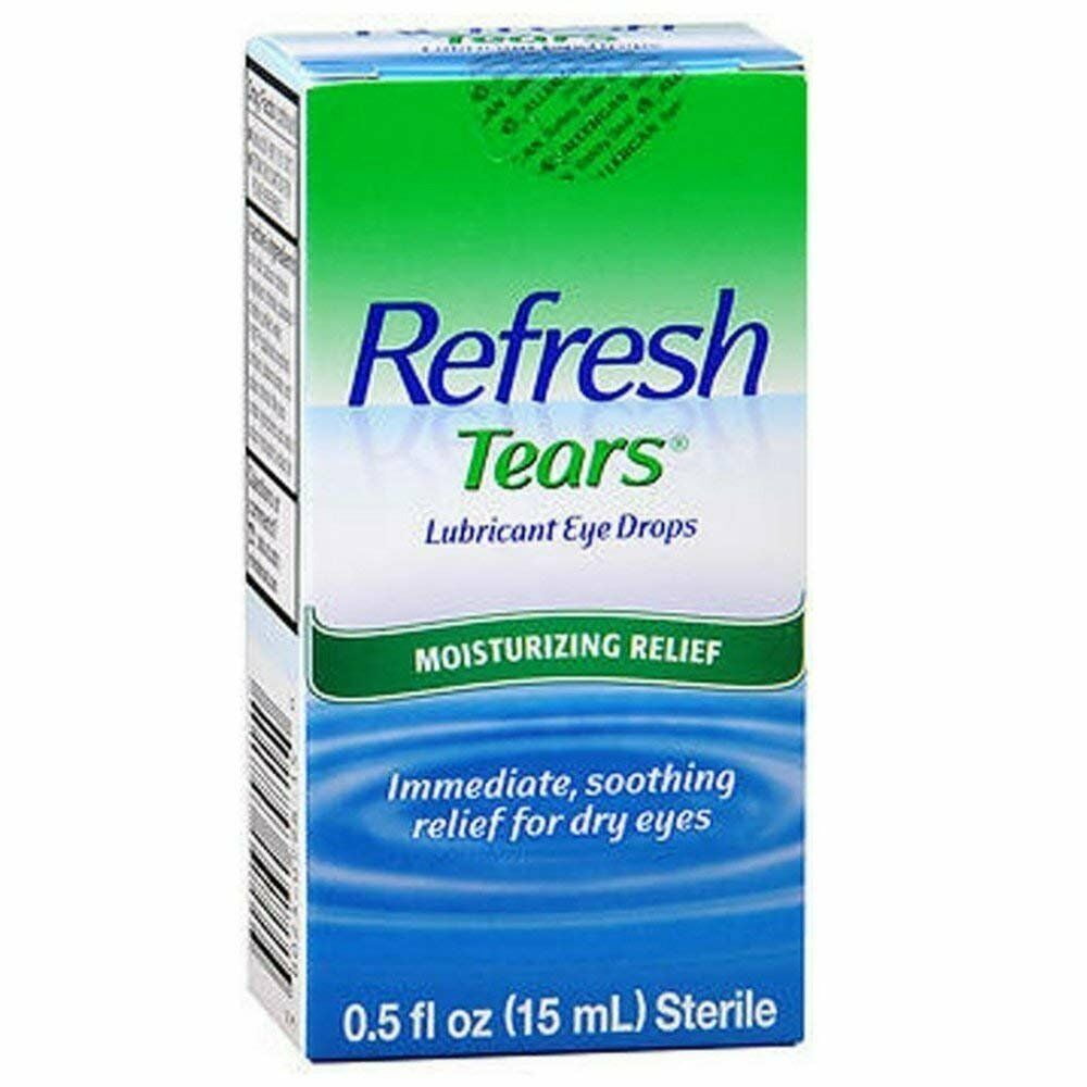 Refresh Tears Lubricant Eye Drops Preserved Tears, 2 Ct, 2X0.5 Oz (30 Ml)