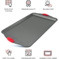 Premium Nonstick Baking Sheet Pans – Set of 3, Heavy-Gauge Carbon Steel ...