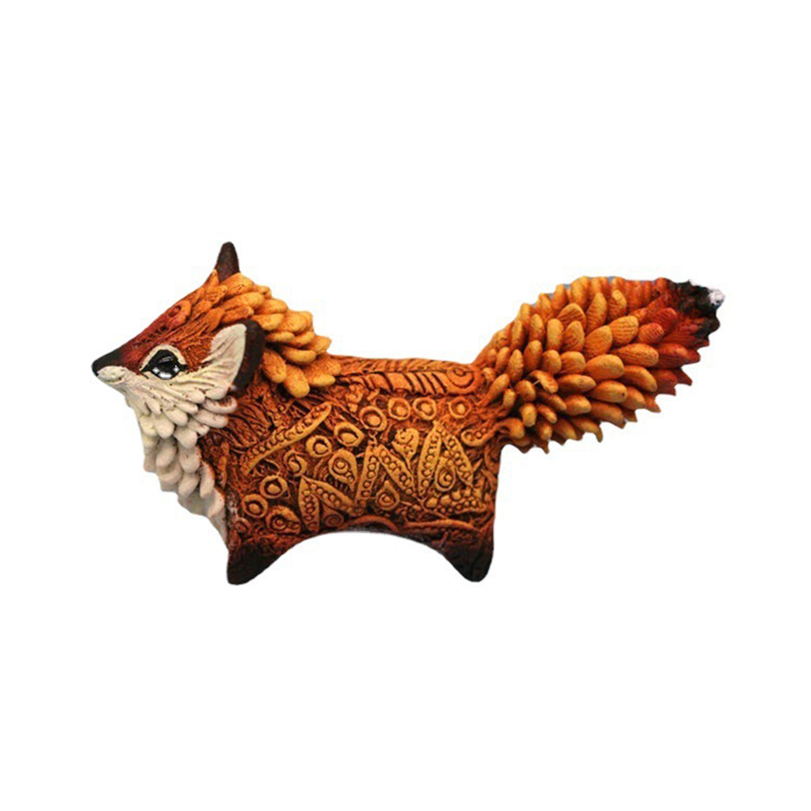 Kainuan Fox Figure Realistic Solid Model Rich Details Non-fading Vivid ...