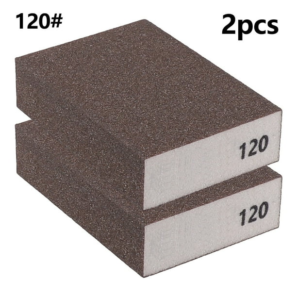 2PCSGrit 60 320 Wall Grinding Sponge Sand Block Sandpaper Polished Sand Brick Walmart