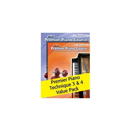Premier Piano Course, Technique 3 & 4 (Value Pack) - Walmart.com