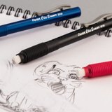Pentel Clic Retractable, Refillable Eraser Lead Pencil, Non-abrasive, 3 ...