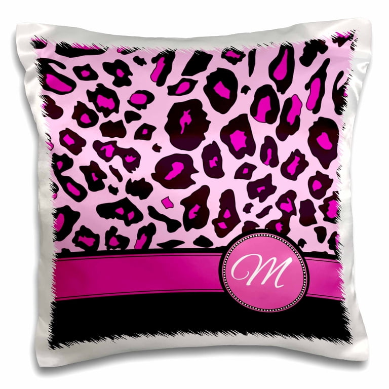 The Letter A In Pink Cheetah Print