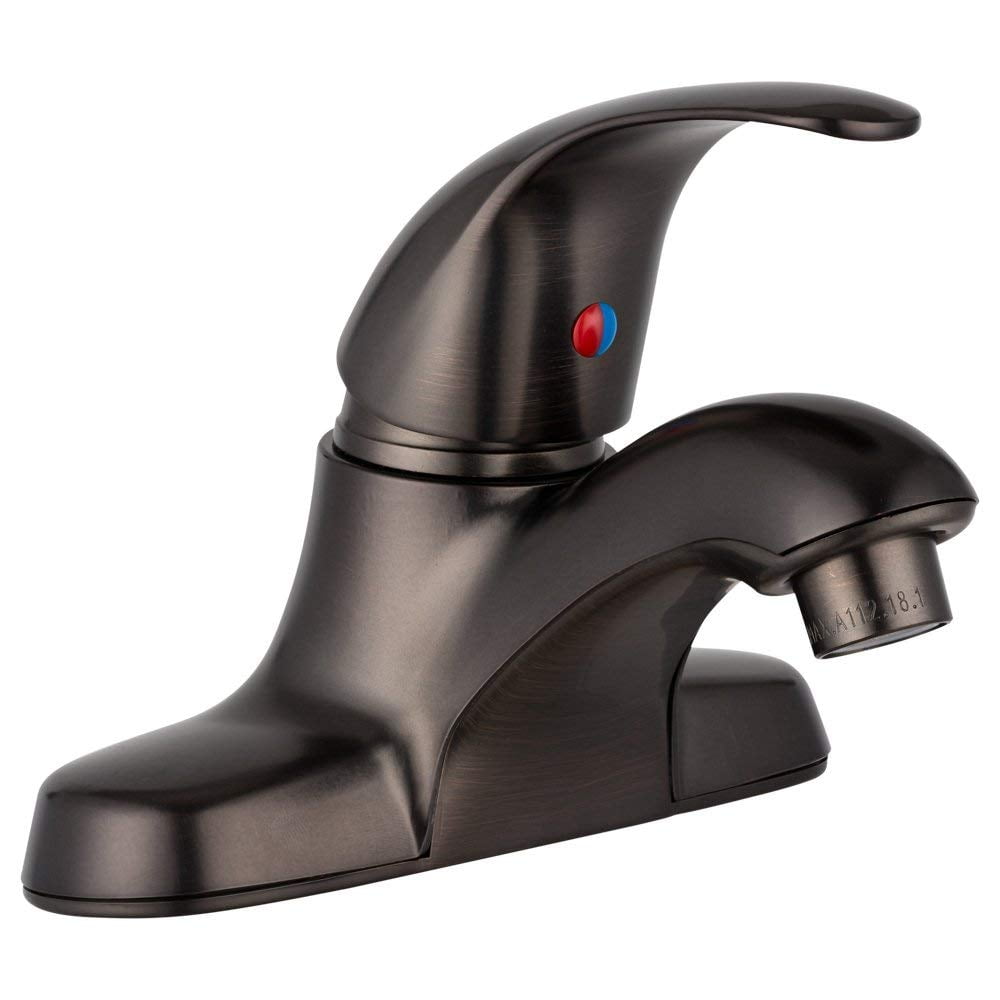 Dura Faucet Heavy Duty Single Lever RV Lavatory Faucet - Venetian ...