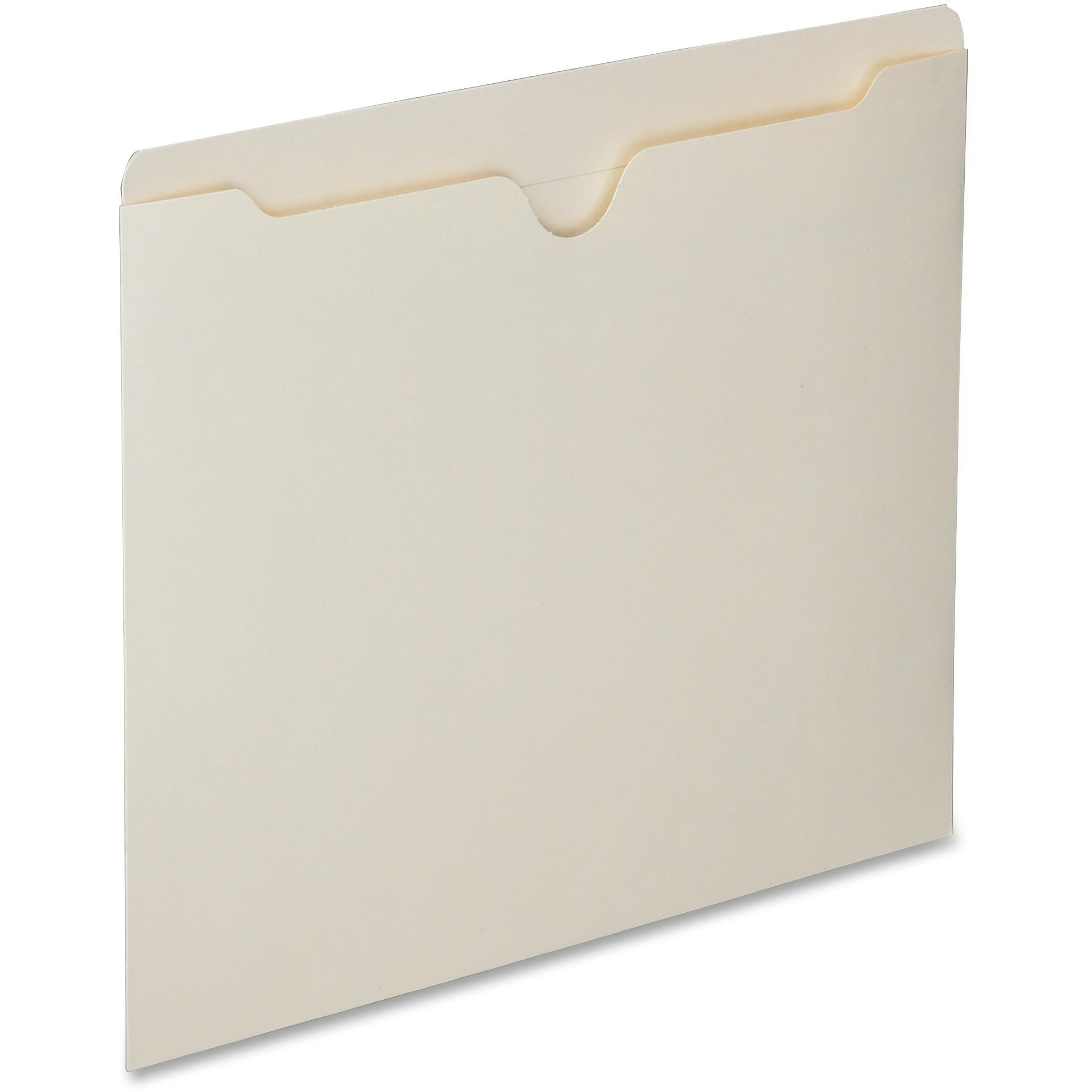 SKILCRAFT, NSN6321016, Double-ply Tab Flat Manila File Jackets, 100 ...