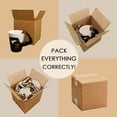 IDL Packaging Flat Corrugated Shipping Boxes 12"L x 12”W x 4"H (Pack of ...