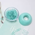 Milue Round Paper Clips Storage Box Magnetic Paperclips Holder ...