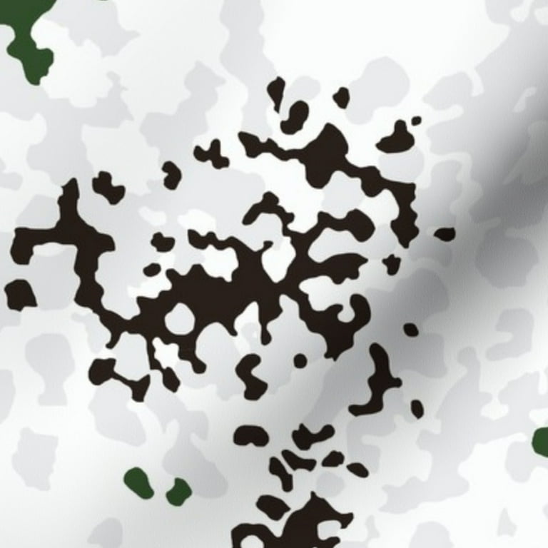 Snow Camouflage Fabric