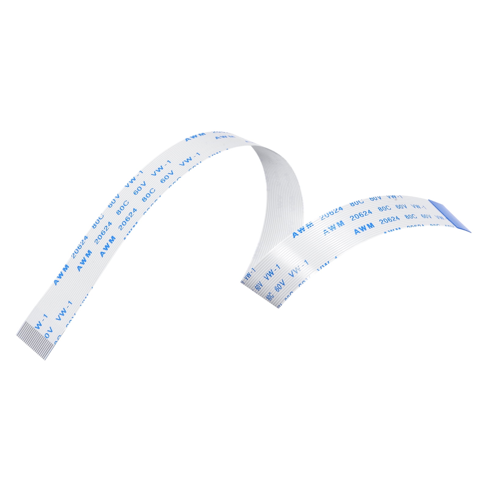 Uxcell FFC Ribbon Flat Flexible Cable 20 Pin 0.5mm 200mm (B Type) for ...