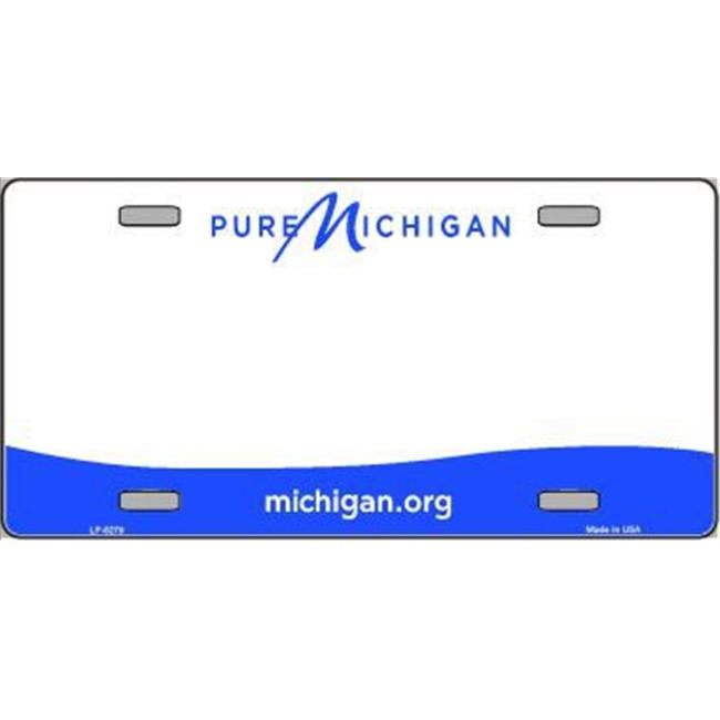 Smart Blonde LP-5279 Michigan Novelty State Background Blank Metal ...