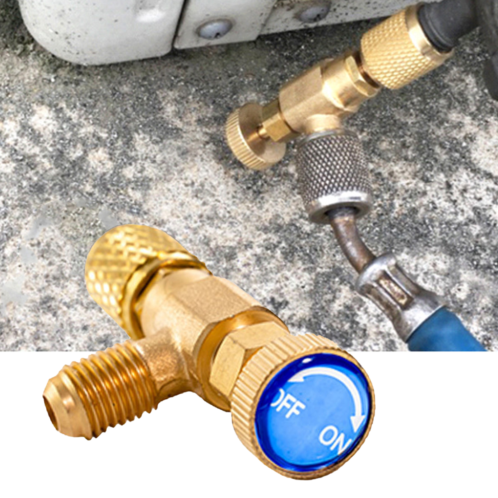 Buy Enjoymall Refrigerant Charging Valve Good Sealing Adjustable ...