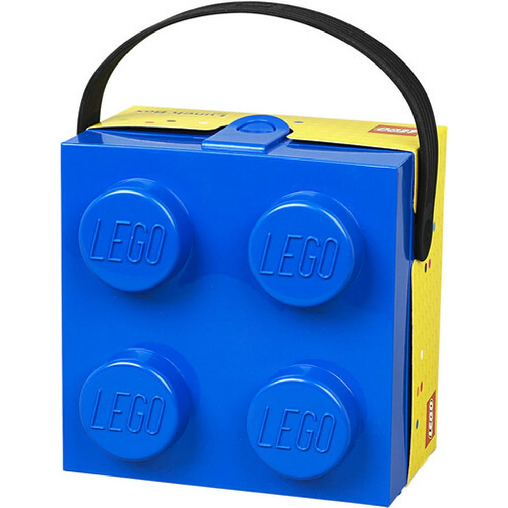 LEGO Lunchbox with Handle Bright Blue - Walmart.com - Walmart.com