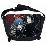 Anime Black Butler 17" Messenger Bag Laptop Bag School Bag Sabastian ...