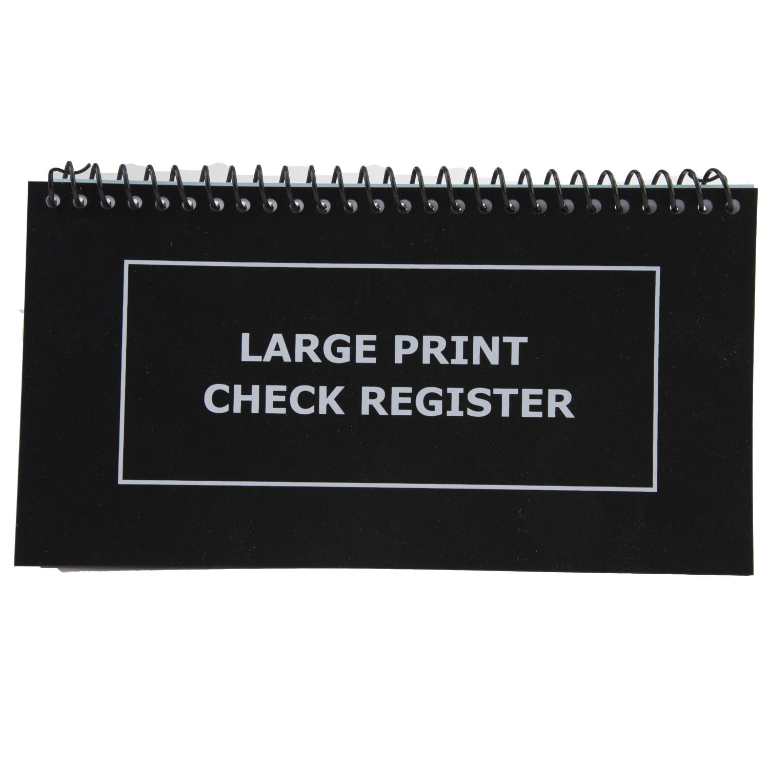 Large Print Check Register - 10" Long x 5.5" High - Walmart.com