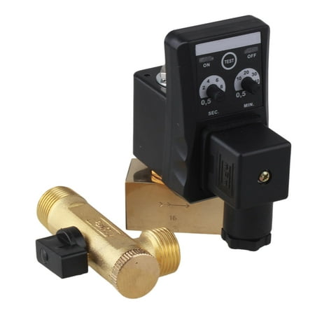 Electronic Drain Valve Timer Switch Air Compressor Dryer Drain Valve ...