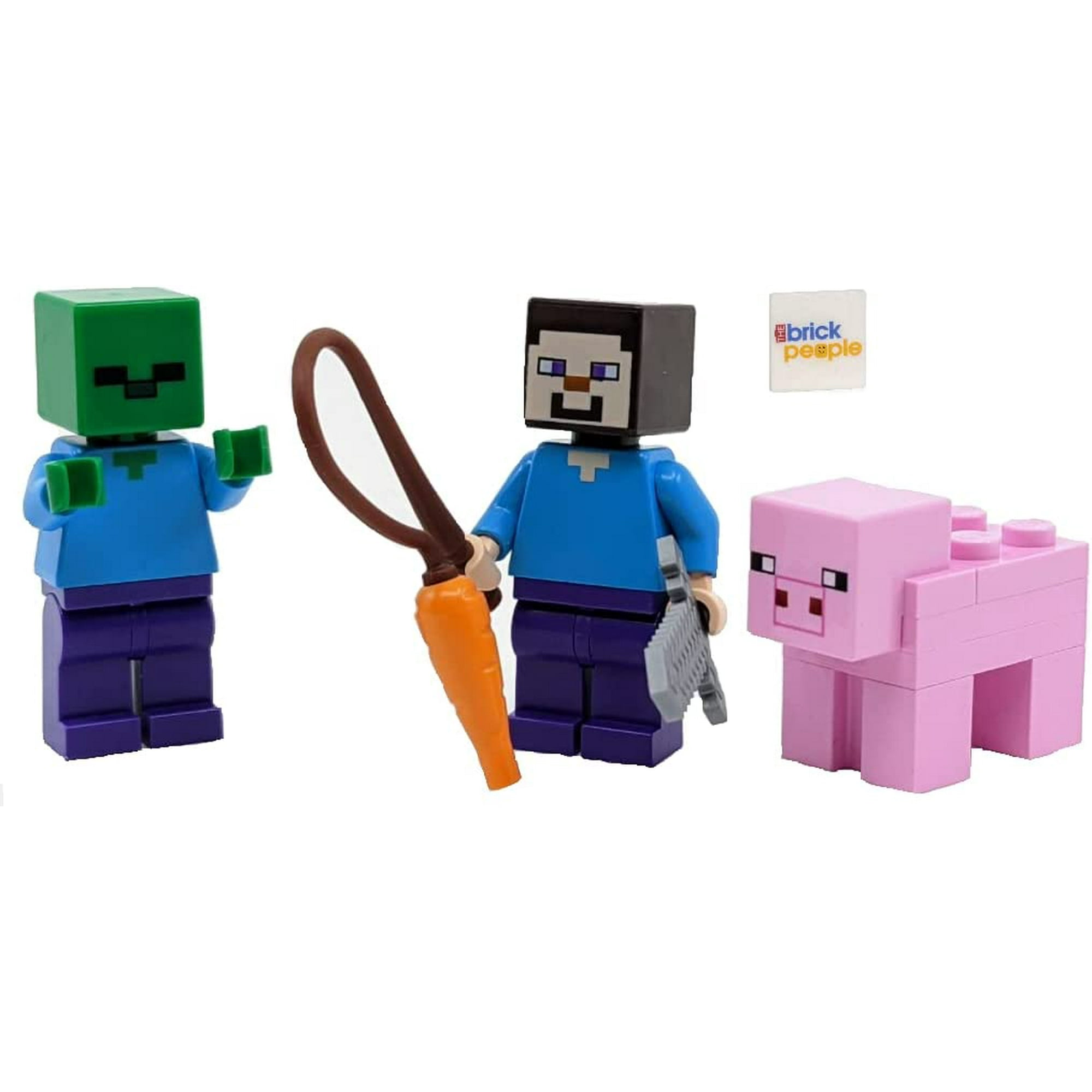 Click here for Lego Minecraft: Steve Creeper And Pig Lot prices