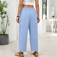 AzureSilk Wide Leg Pants For Women Palazzo Trousers With Pockets Summer ...