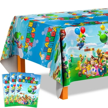 Super Mario Plastic Party Rectangle Table Cover, 54" x 96" - Walmart.com