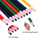 BE-TOOL 12 Pieces Colorful Drawing Crayon Sewing Marker Pens Marking ...