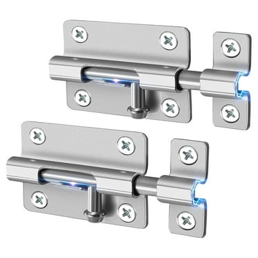 ZUTOYBO 2x Automatic Door Bolt Latch Pull Rings Latch Lock Thickened ...