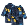 Esaierr Kids Toddler Boys Girls Fleece Robe 1-10Y Baby Pajamas Bathrobe ...