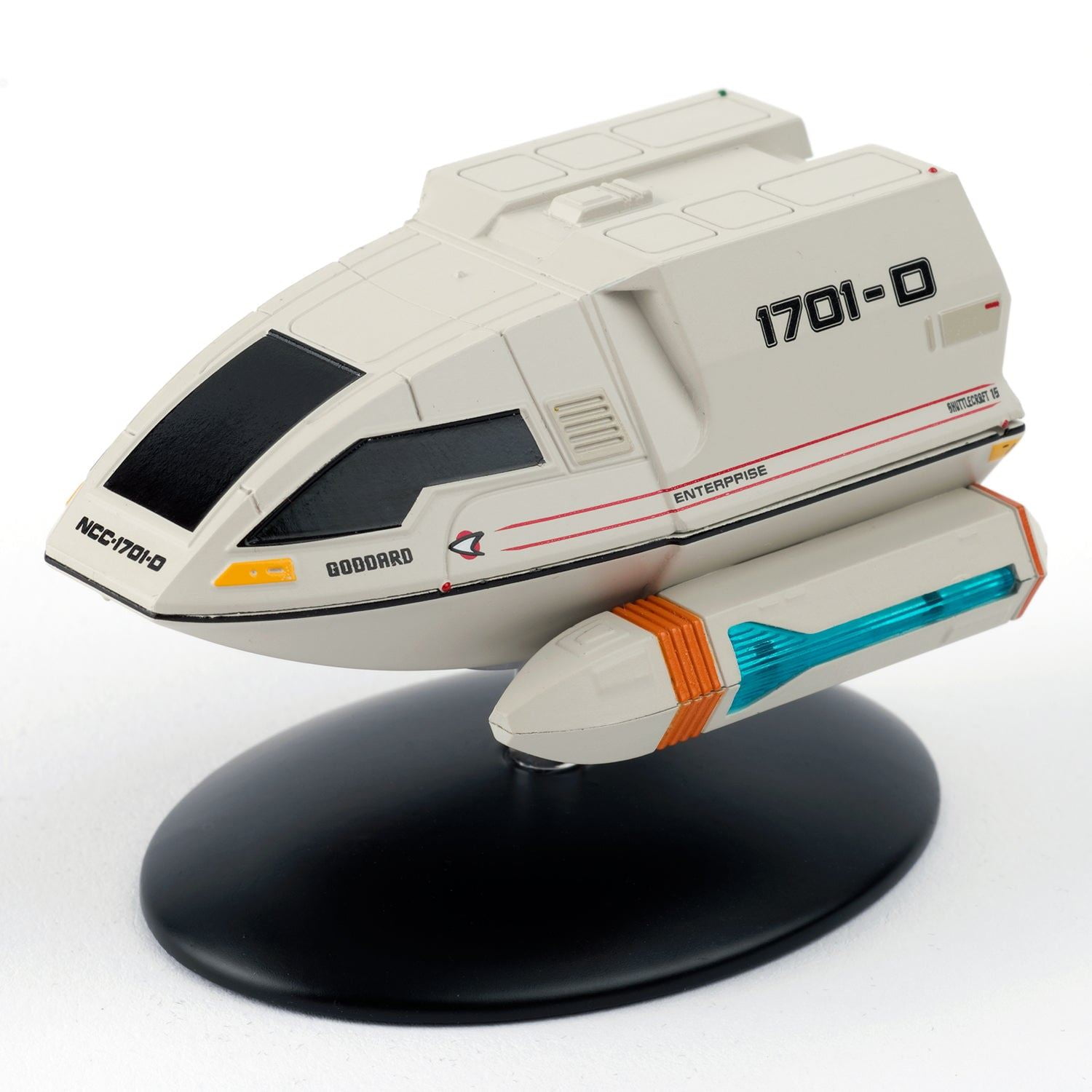 Eaglemoss #701B Shuttle 2 TNG Goddard NCC-1701-D/15 Model Die Cast Ship ...